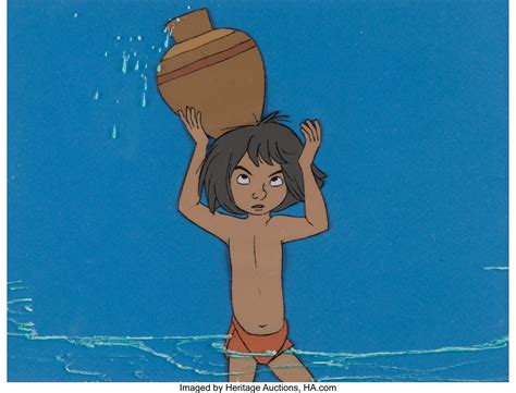 The Jungle Book Mowgli Production Cel Walt Disney 1967 Lot