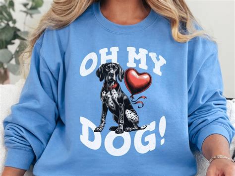 German Shorthaired Pointer Mom Sweatshirt Cute Pointer Design Dog