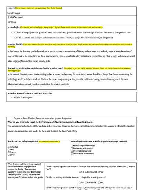 Using Tech Form 5 Pdf Learning Creativity