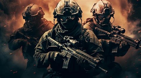 Premium Photo A Task Force Team Wallpaper