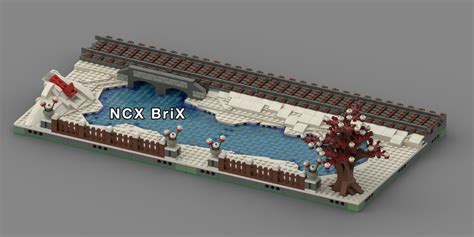 Lego Moc Frozen Winter Lake Mils Module By Ncx Brix Rebrickable Build With Lego