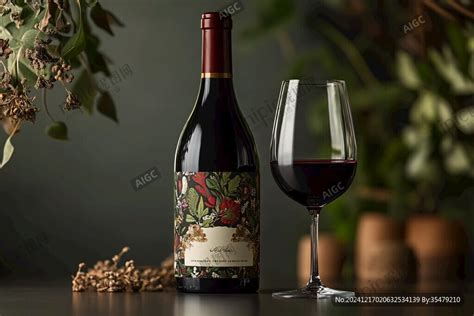 Ai创作图红酒场景图 新潮红酒设计 葡萄酒包装设计 红酒主视 勃垦第酒红水墨质感 红酒视形象 红酒暖色背景 Garden红酒 进口酒设计 山楂酒设计 红酒包装设计 高级红酒设计 红酒包装插画