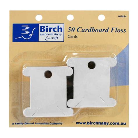 Floss Bobbin Cardboard 50on Birch Wholesale