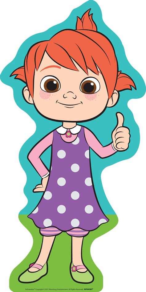 Yoyo Cardboard Cutout 3ft Cocomelon
