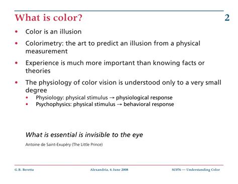 understanding color