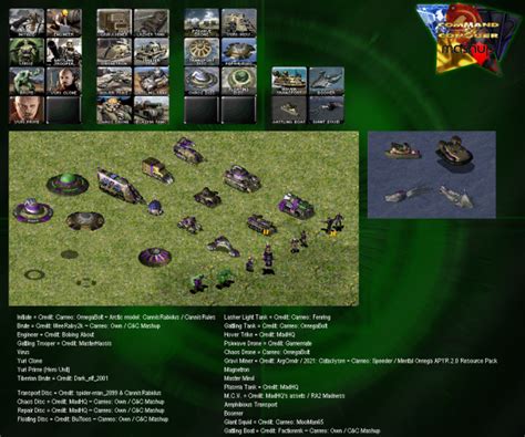 Yuri Units Image C C Mashup Mod For C C Yuri S Revenge ModDB