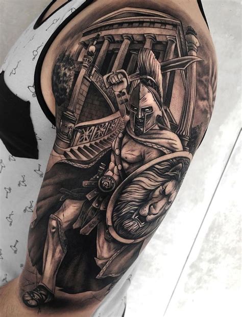 Spartan Chest Tattoos