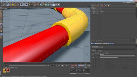 Using The Normal Tools To Adjust The Faces Of Rigid Geometry At