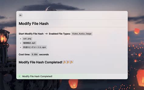 Github Tisfengmodify File Hash Batch Modify The Md5 Hash Of Media Files Which Can Be Simply