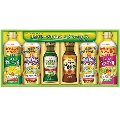 ＜日清オイリオ＞日清オリーブオイル＆バラエティオイルギフト Seiyuドットコム ギフト館