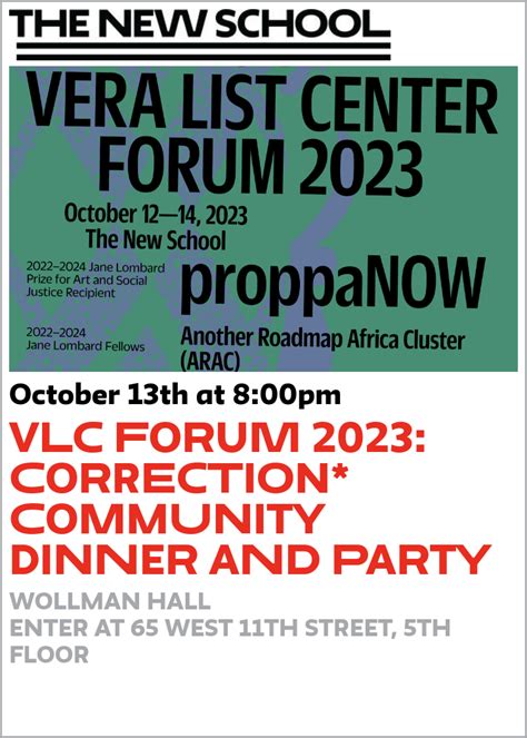 Vlc Forum 2023 Correction Community Dinner And Party