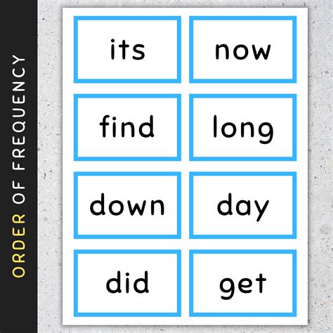 Fry Sight Words Flash Cards 1 500 Sight Words Bundle SET 1 Made