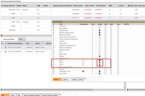 Beas How To Add Oitm Udf In Order Recommendation Screen Boyum Help