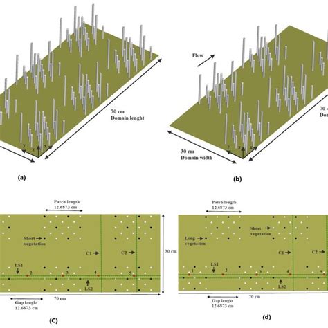 Modeling Setup For Validation A Top View Of Modelled Domain Showing