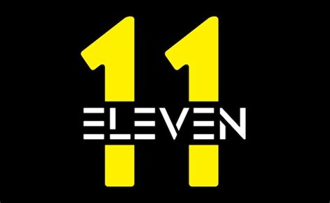 Premium Vector Minimal 11 Eleven Logo