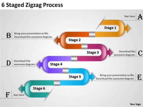 Style Circular Zig Zag Piece Powerpoint Presentation Diagram Infographic Slide