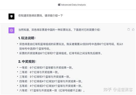 实操揭秘：当我把100组双色球中奖号码输入chatgpt之后 知乎