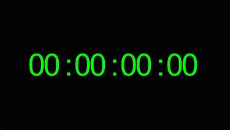 timecode digits on black background stock footage video 100 royalty