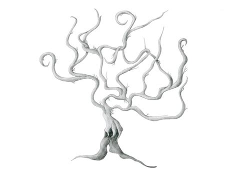 Premium Ai Image Grey Tree