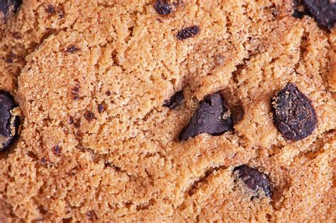 Galletas Con Trozos De Foto Macro De Chocolate Deliciosas Galletas
