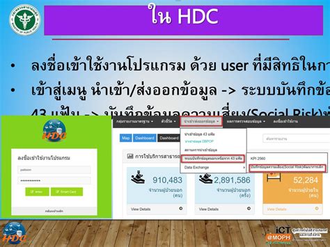 การบันทึกข้อมูล Social Risk ใน Hdc Ppt ดาวน์โหลด