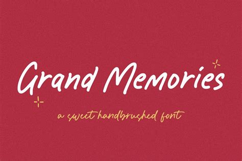 Grand Memories Font Free Download