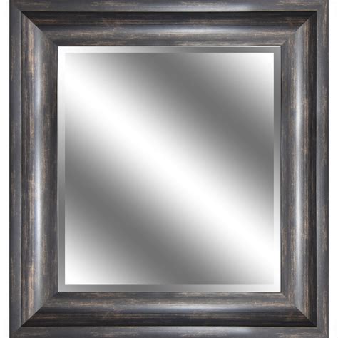 Williston Forge Motter Ember Bronze Reflection Beveled Wall Mirror