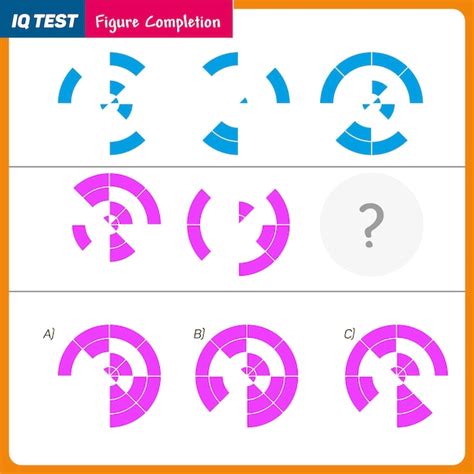 Premium Vector Iq Test Practice Questions Quick Thinking Interpretation Math Intelligence
