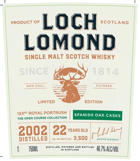 Buy Loch Lomond 22 Year Old Single Malt Scotch Whisky The Open Course