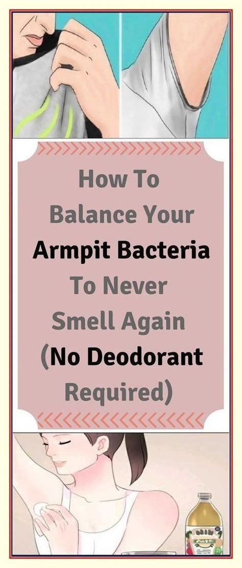 How To Balance Your Armpit Bacteria To Never Smell Again (No Deodorant Required) | Deodorant ...