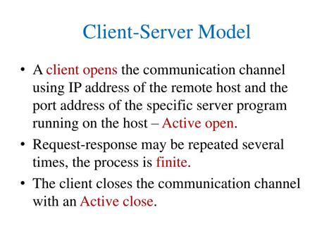 ppt client server model data communications and networking third