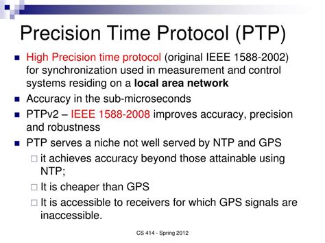 Ppt Cs Multimedia Systems Design Lecture Synchronization