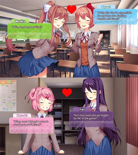 Doki X Doki Ships Be Like Rddlc