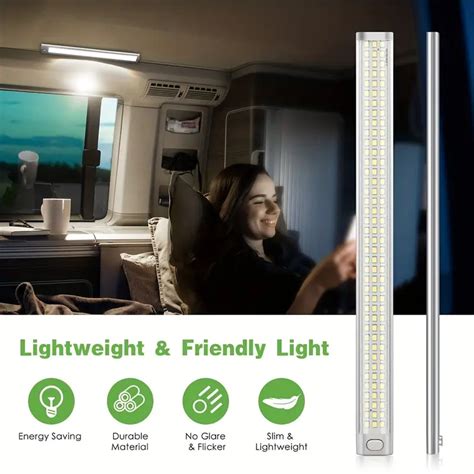 12v Barra Luz Interior Led 120leds Luces Tira Led Temu Mexico