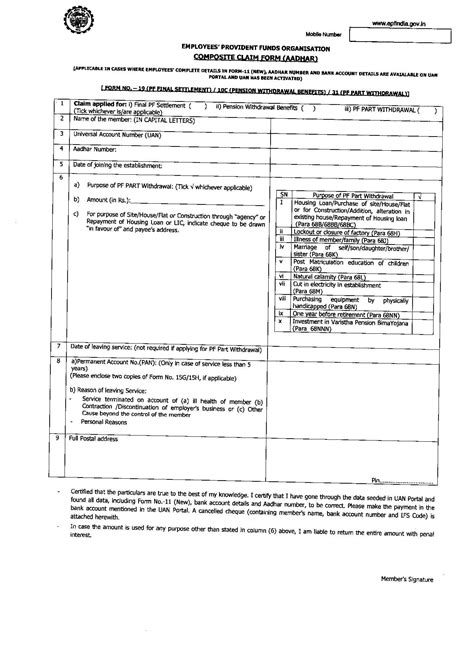 Epf Partial Withdrawal Advance Loan For Medical Treatment