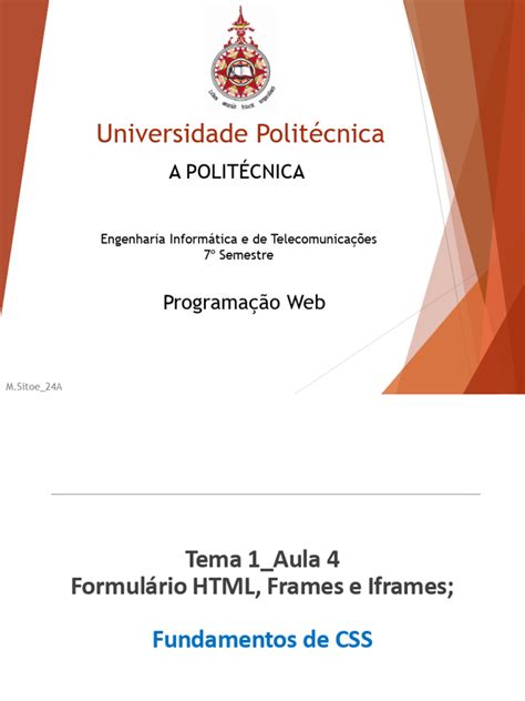 Tema 1 Aula 04 Download Grátis Pdf Html Elemento Html