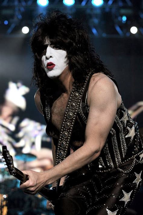 Kiss Paul Stanley During The Concert Editorial Photography Image Of