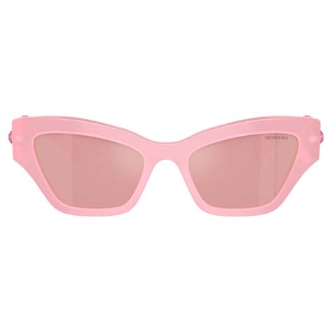 Sunglasses Cat Eye Shape Pink Swarovski