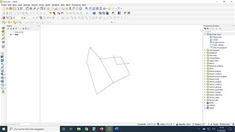 Qgis Fixing Dangles Lines With V Clean And Fix Geometries