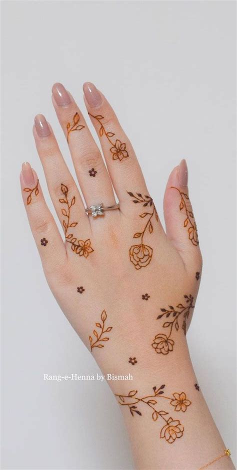 35 Beautiful Henna Design Ideas Dainty Henna Simple Henna Tattoo Henna Designs Easy