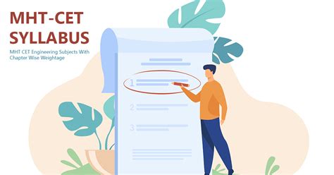 Cet Exam Syllabus For 2024 Mht Cet Engineering Subjects With Chapter