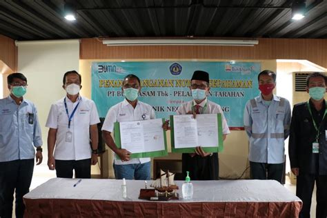 Penandatanganan MoU Antara Polinela Dengan PT Bukit Asam Tbk