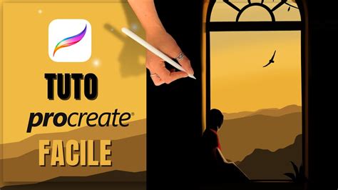 Comment débuter sur Procreate Tuto Procreate Paysage débutant YouTube