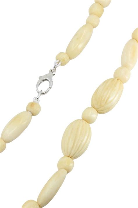 Collier Ancien Ivoire Argent