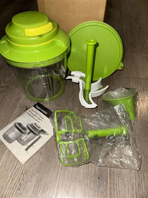 Tupperware Power Chef System Chopper Processor Blade Whisk Funnel 55