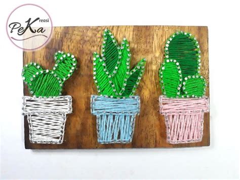 String Art Kaktus String Art Diy String Art Art Diy