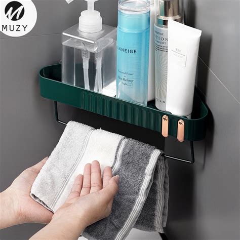 Jual Muzy Rak Gantung Kamar Mandi Rak Tempel Gantung Dinding Rak Sabun