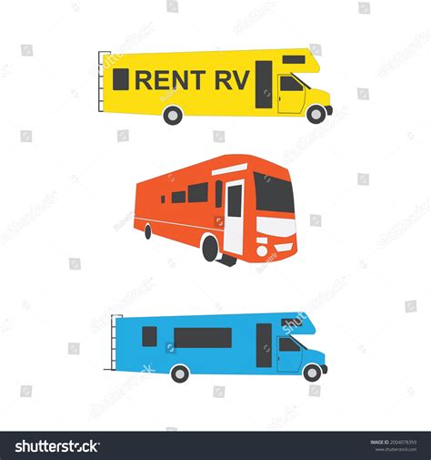 Class C Class Rv Van Vehicle Stock Vector Royalty Free 2004078359