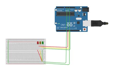 Circuit Design 6110613129 ไฟจราจร Tinkercad