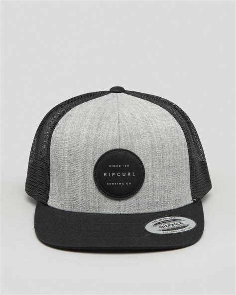 Shop Rip Curl Routine Trucker Cap In Grey Fast Shipping And Easy